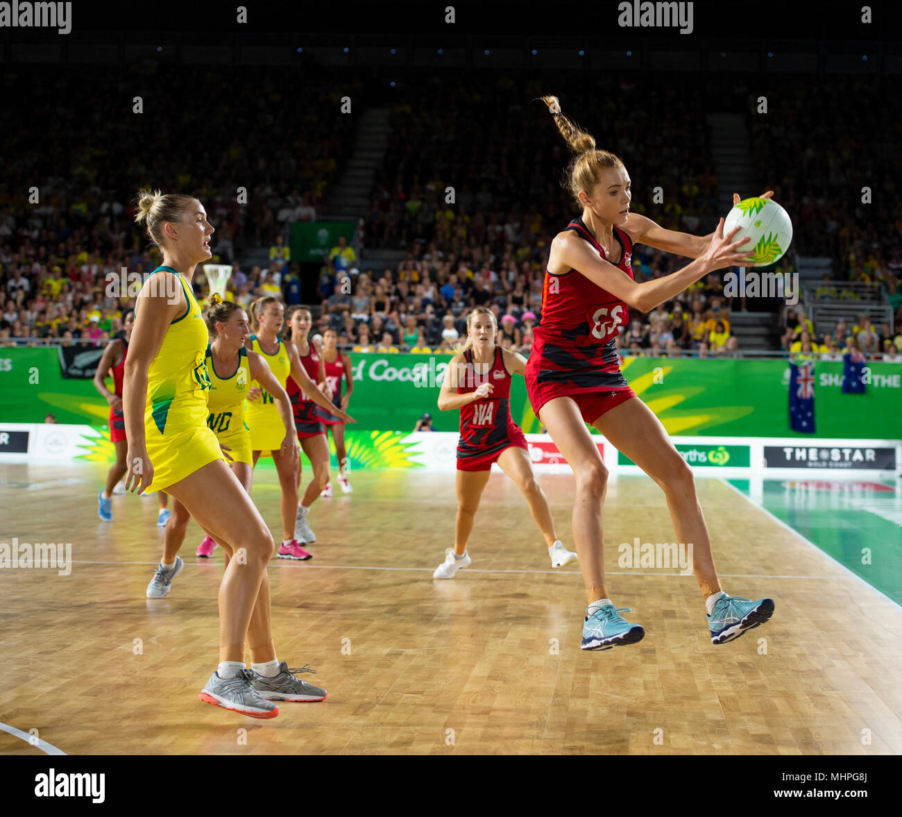 Netball england team hi-res stock photography and images - Alamy