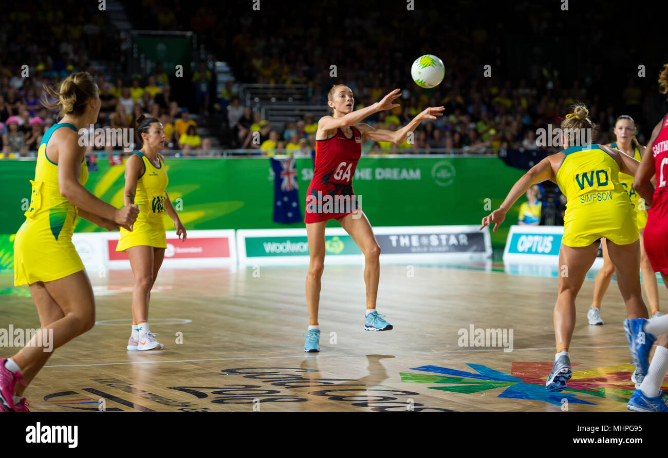 Australia v England Netball Gold Medal Match-Commonwealth Games 2018 ...
