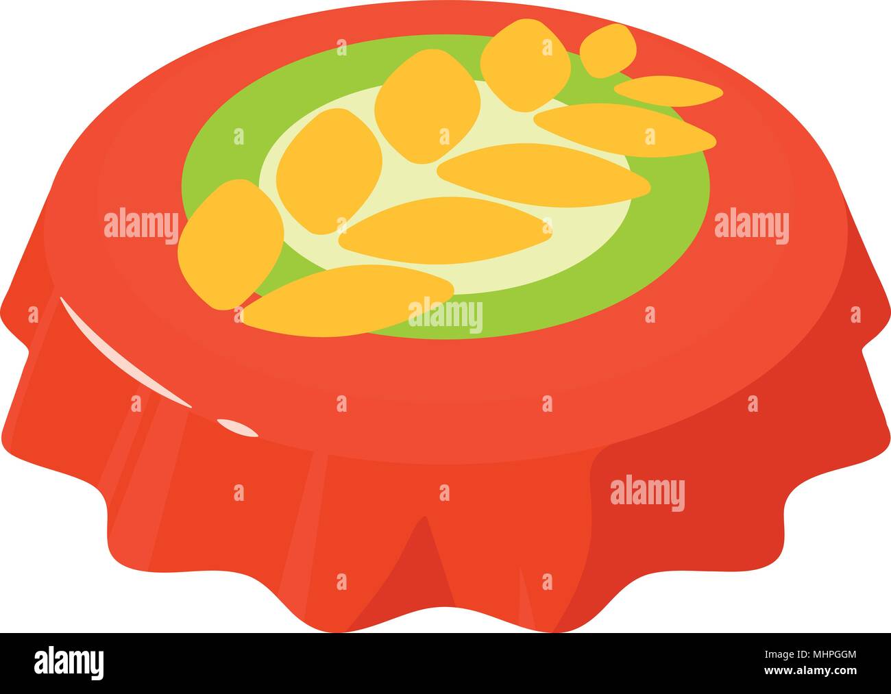 Top view bottle beer Stock Vector Images - Alamy