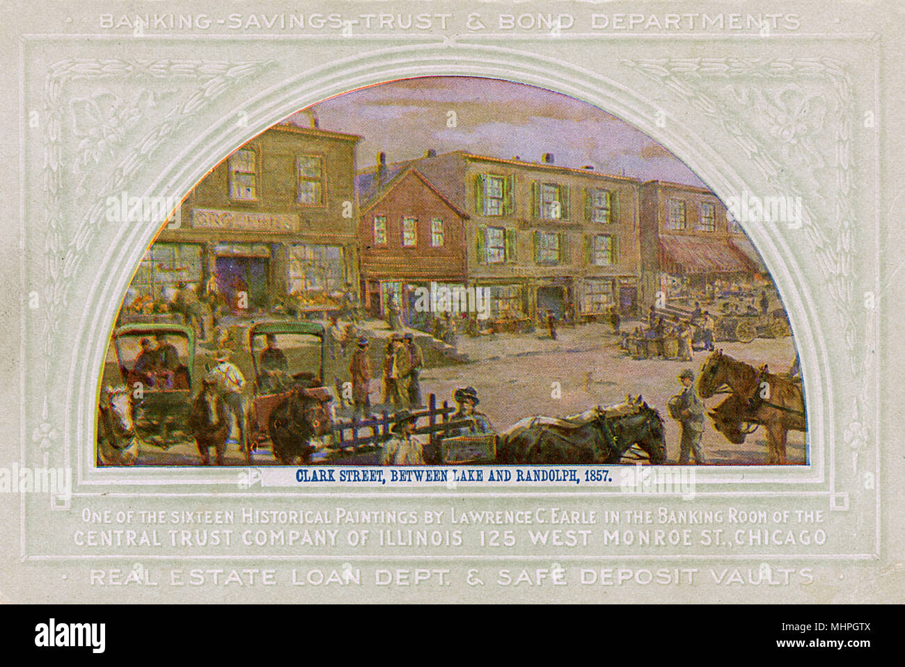 View of Clark Street, Chicago, Illinois, USA Stock Photo - Alamy