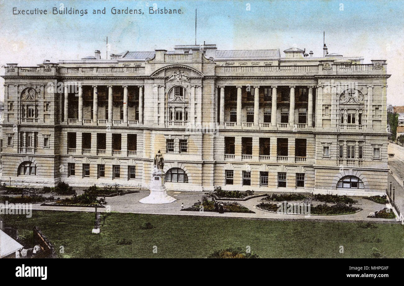 Executive Buildings and Gardens, Brisbane, Australia Stock Photo - Alamy