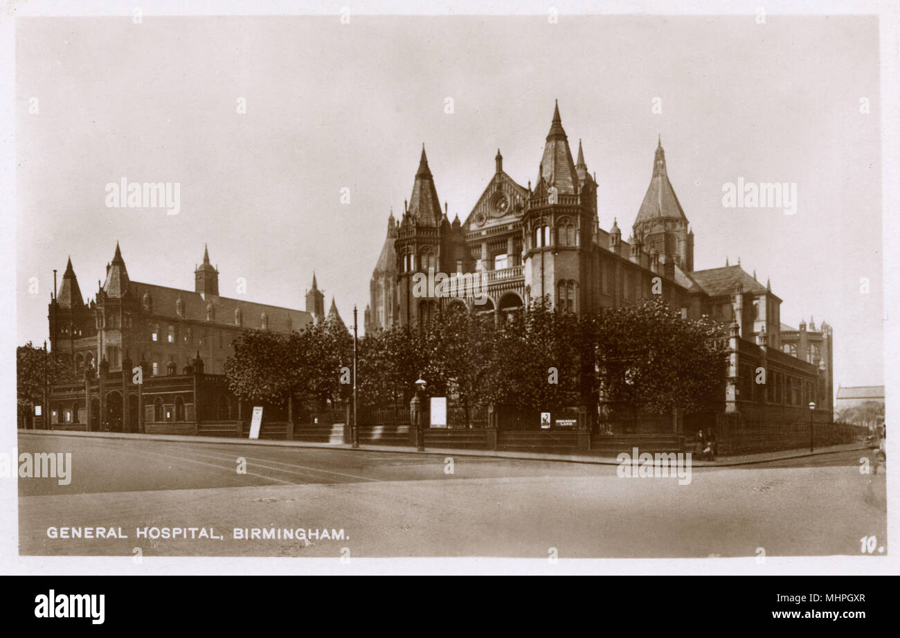 General Hospital, Birmingham, West Midlands, UK Stock Photo - Alamy