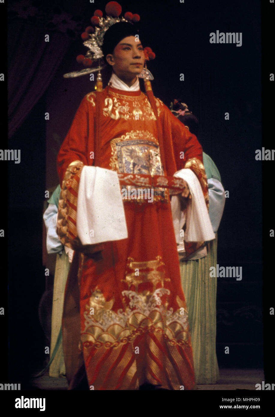 Villain in traditional opera, Hangchow, China Stock Photo - Alamy