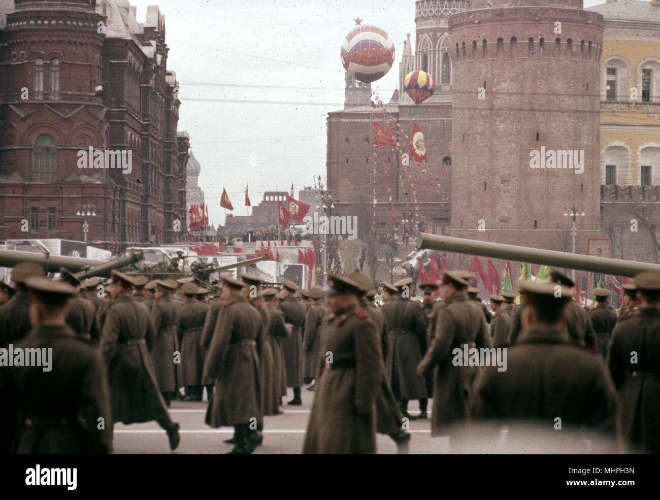 Street scene on May Day, Red Square, Moscow, USSR Stock Photo - Alamy