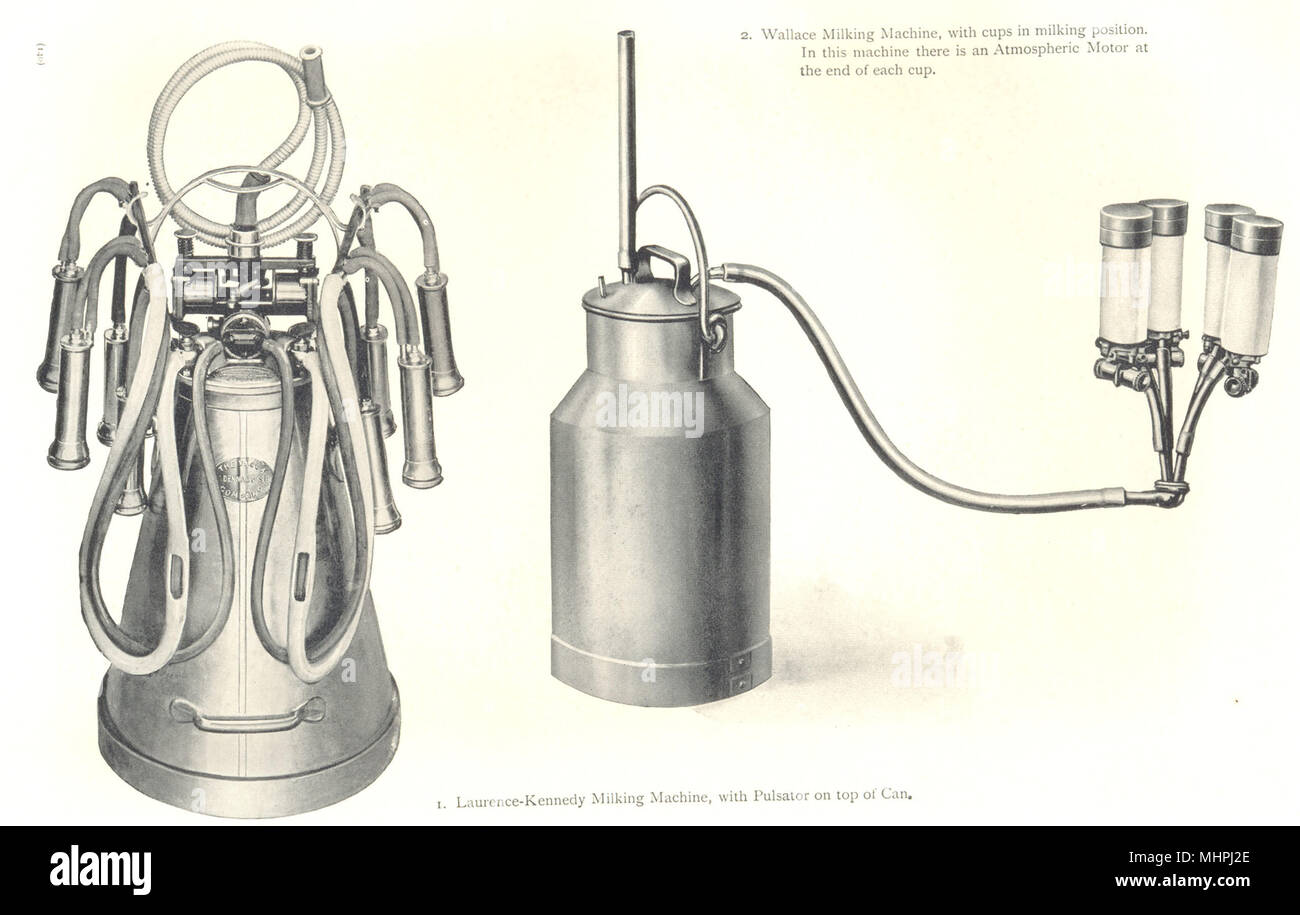 Simple Milking Machine Diagram Schematic Diagram Of The Milk