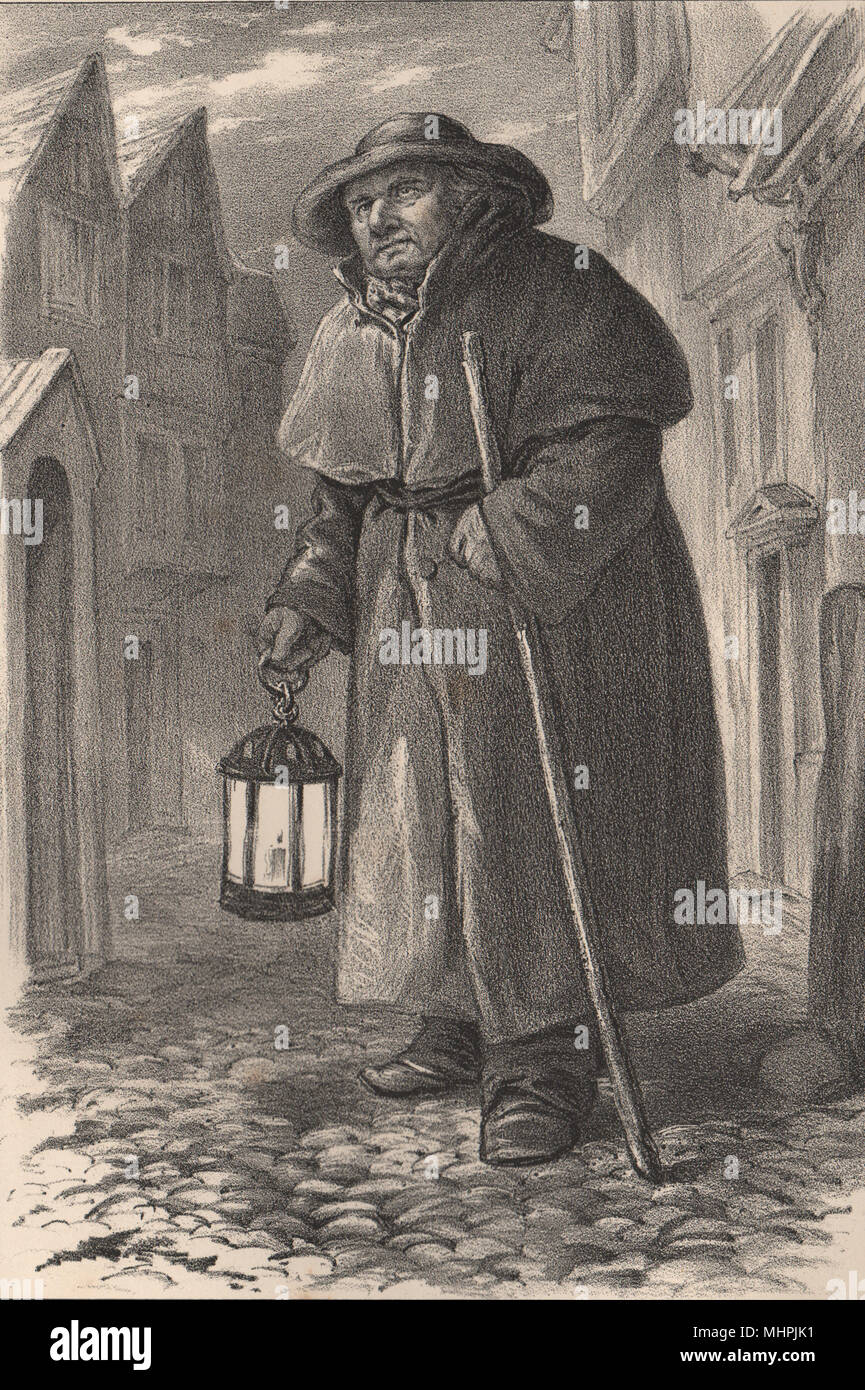 Watchman london 18th century hi-res stock photography and images - Alamy