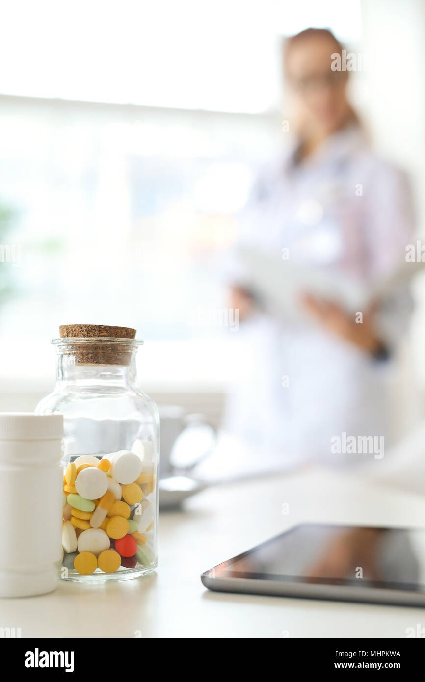 Hospital and medicine. Doctor at work Stock Photo - Alamy
