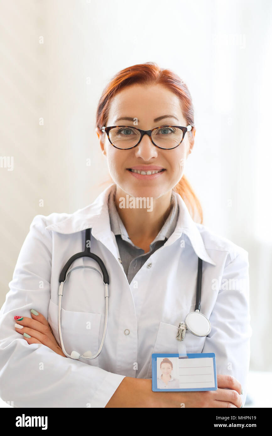 Hospital and medicine. Doctor at work Stock Photo - Alamy