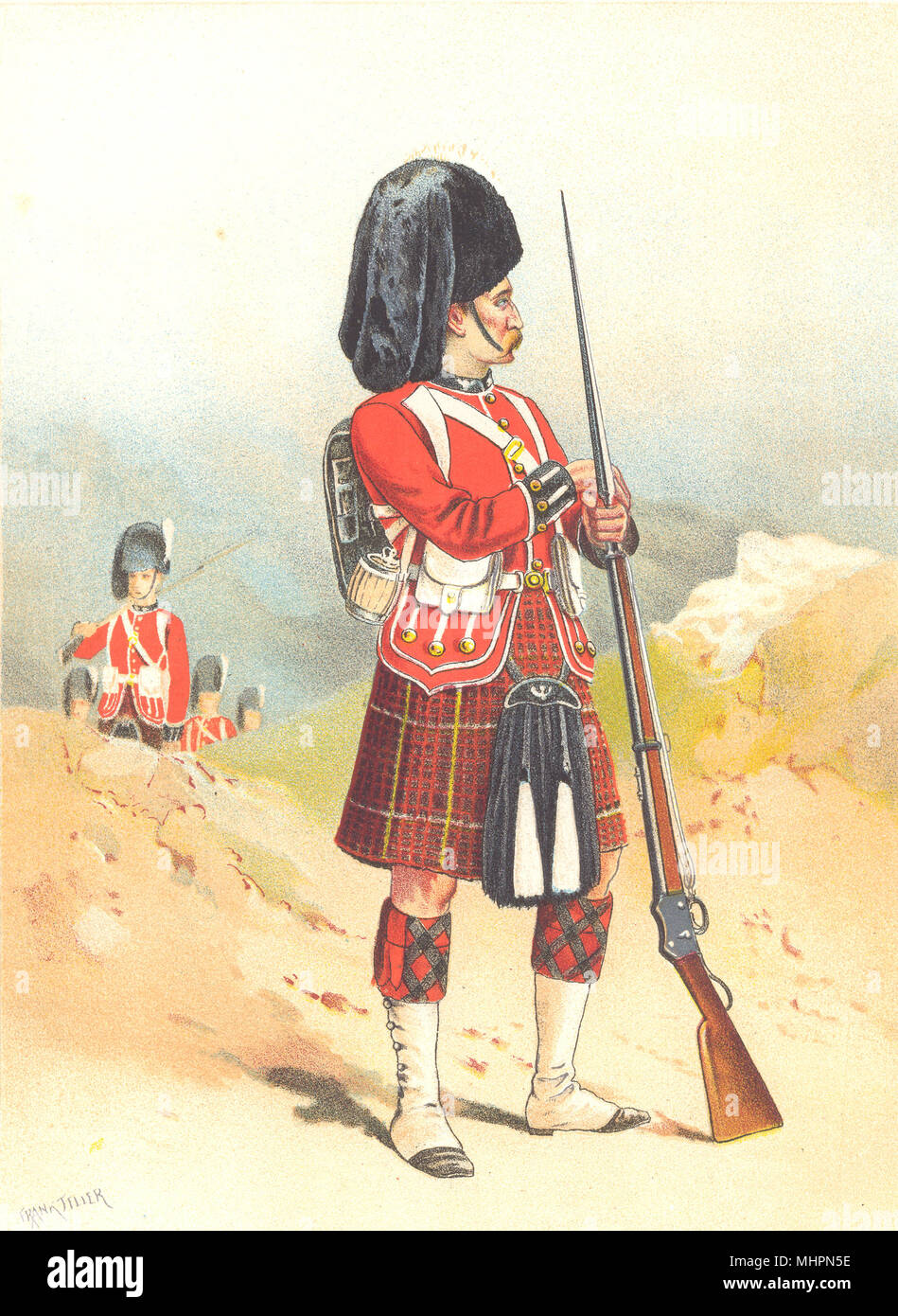BRITISH ARMY UNIFORMS. The 79th – Queen's Own Cameron Highlanders ...