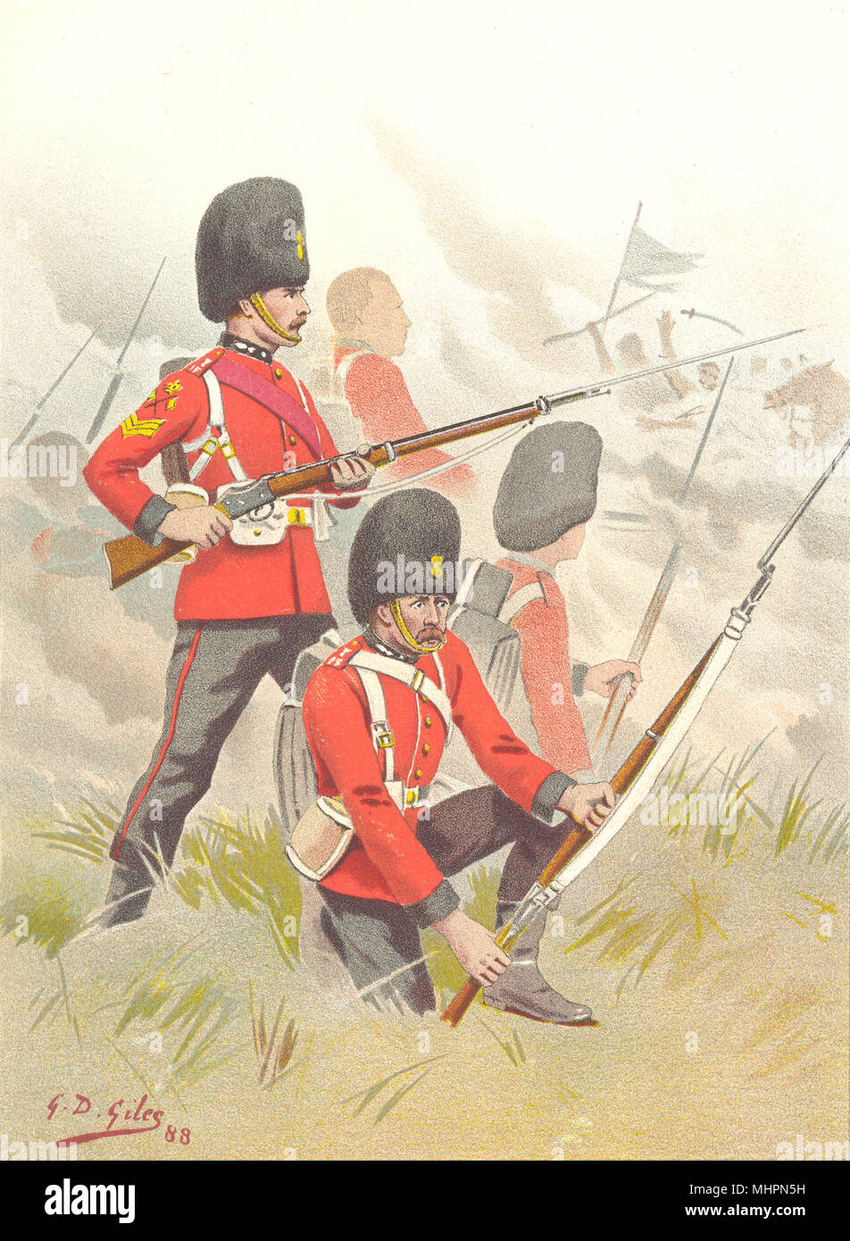 BRITISH ARMY UNIFORMS.87th – Princess Victoria's(Royal Irish Fusiliers ...