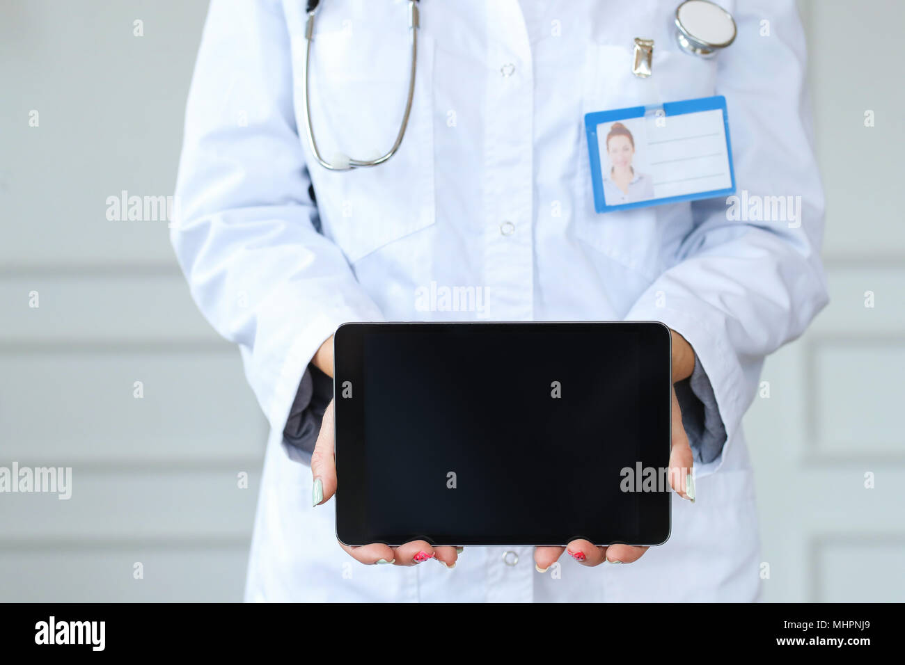 Hospital and medicine. Doctor at work Stock Photo - Alamy