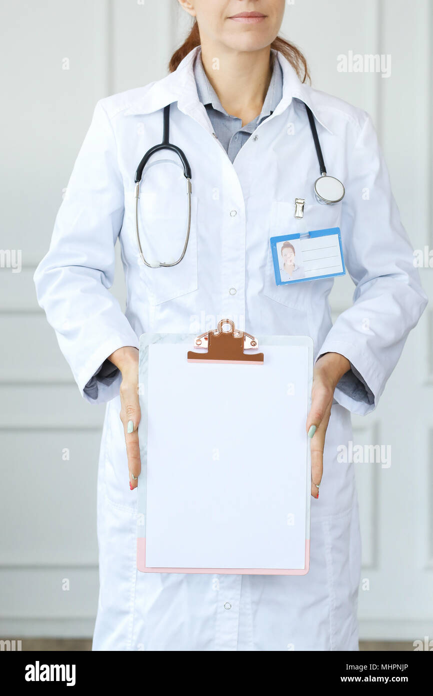 Professional doctor worker checklist hi-res stock photography and ...