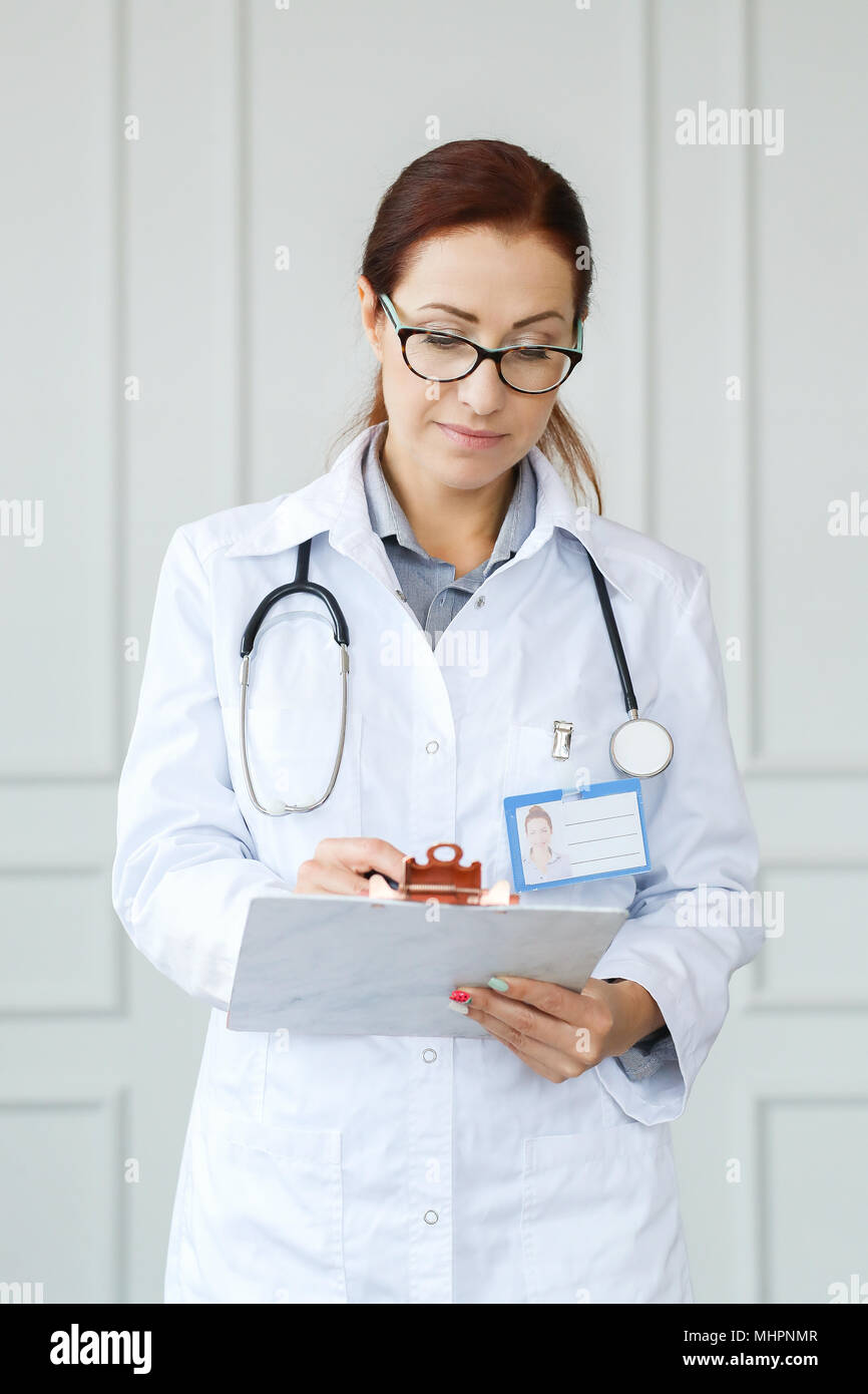 Hospital and medicine. Doctor at work Stock Photo - Alamy