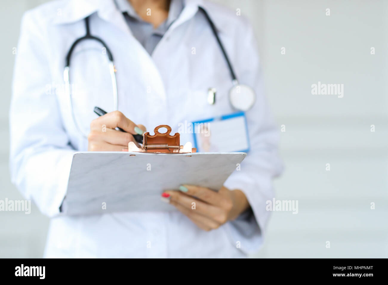 Hospital and medicine. Doctor at work Stock Photo - Alamy