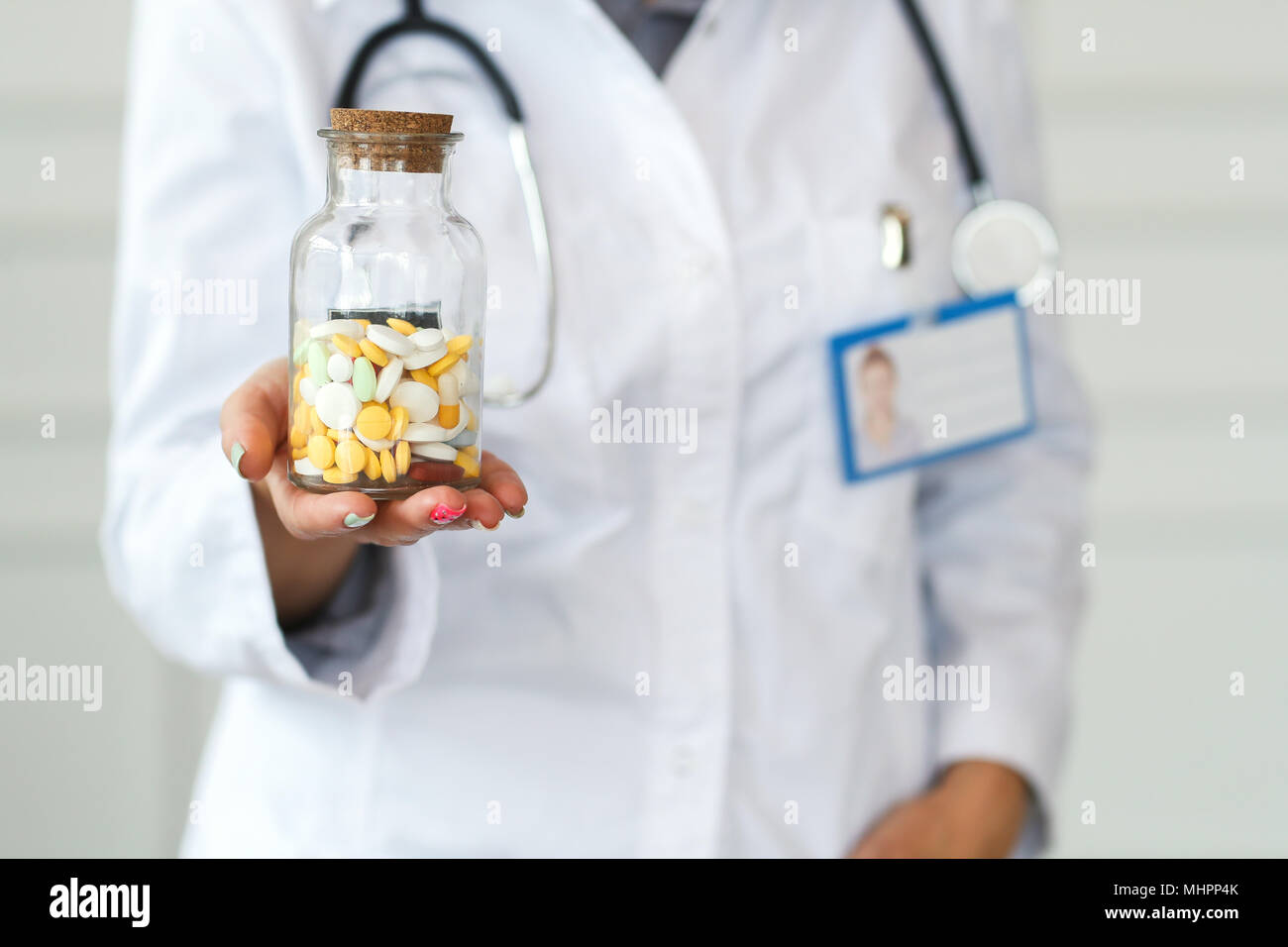 Hospital and medicine. Doctor at work Stock Photo - Alamy