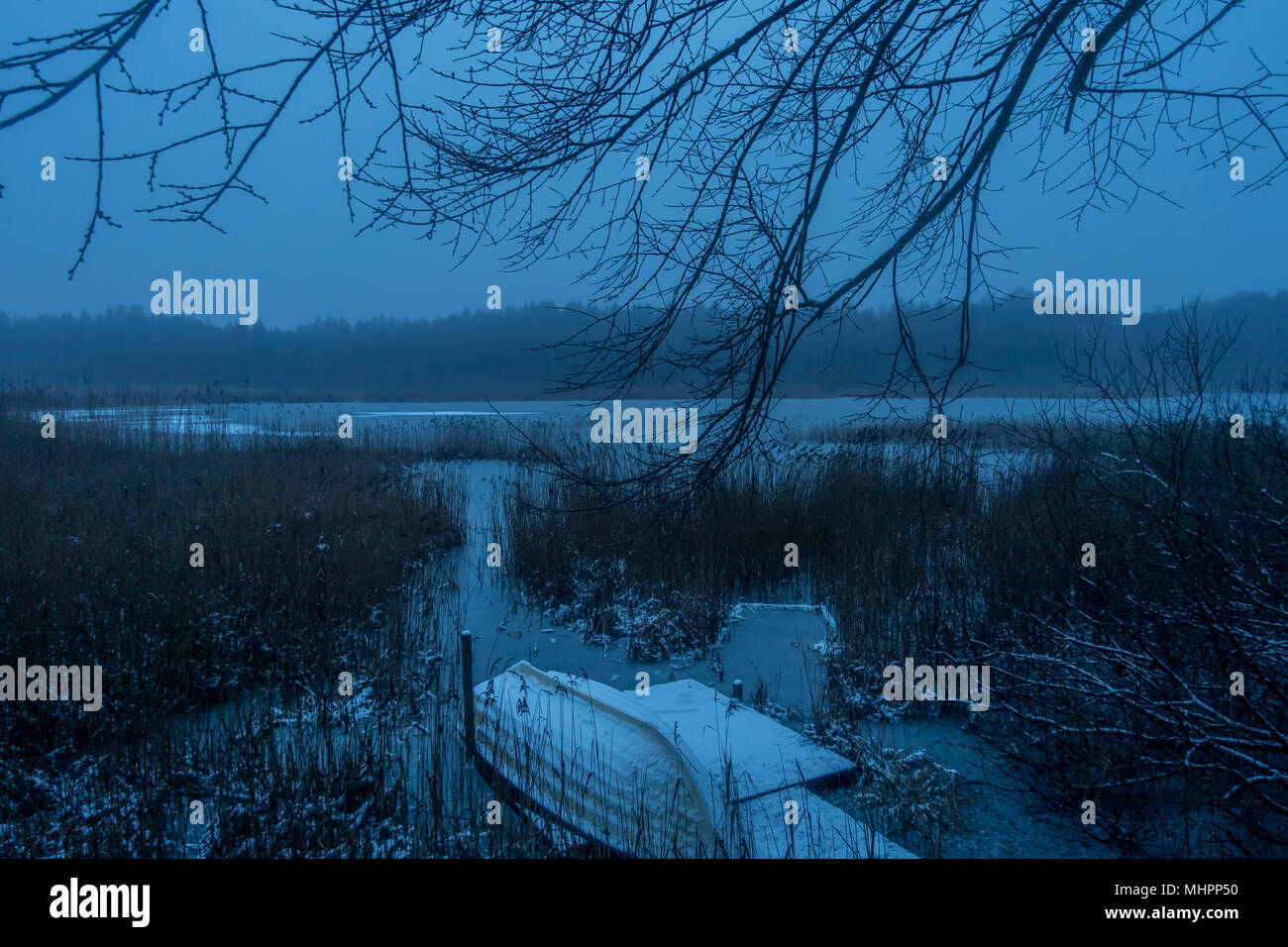 Rowboat night hi-res stock photography and images - Alamy