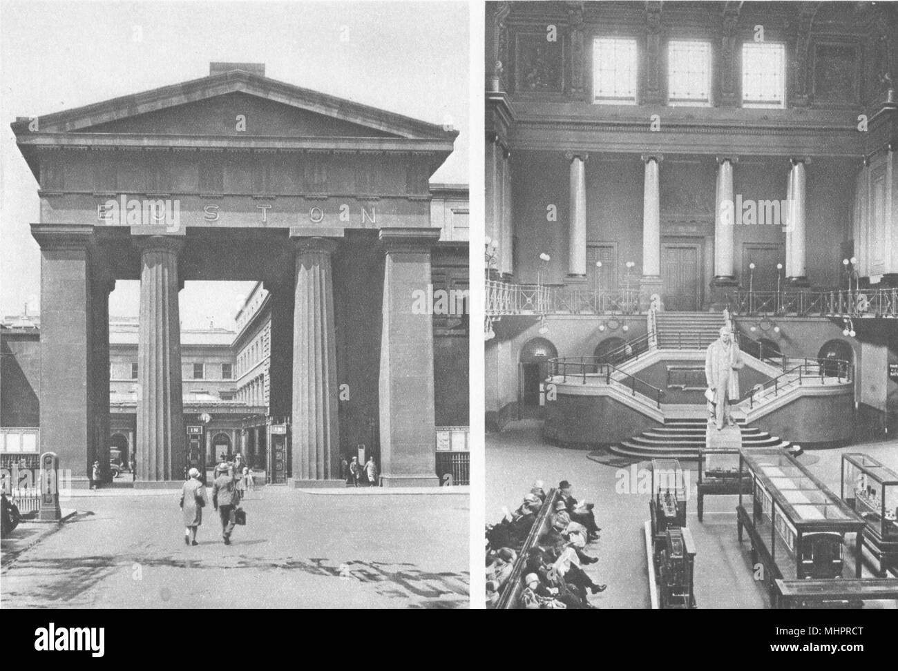 Doric arch euston hi-res stock photography and images - Alamy