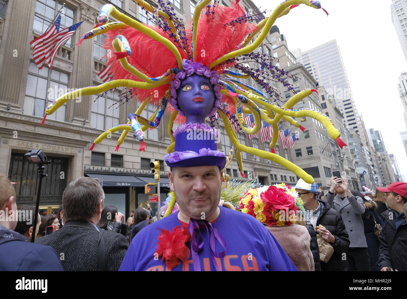 2018 Easter Parade on Fifth Avenue in New York, United States Featuring ...