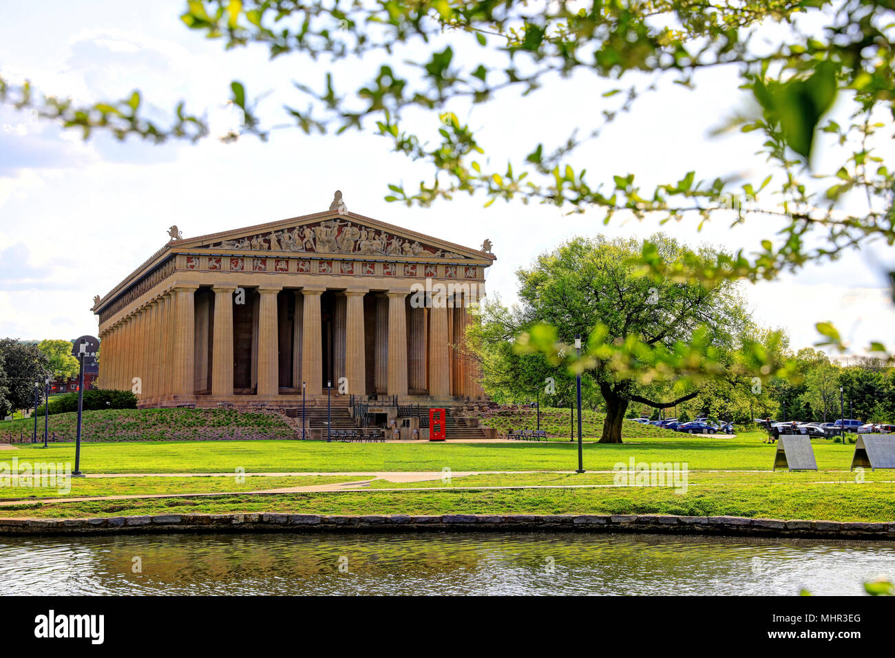 The Parthenon in Nashville, Tennessee is a full scale replica of the ...