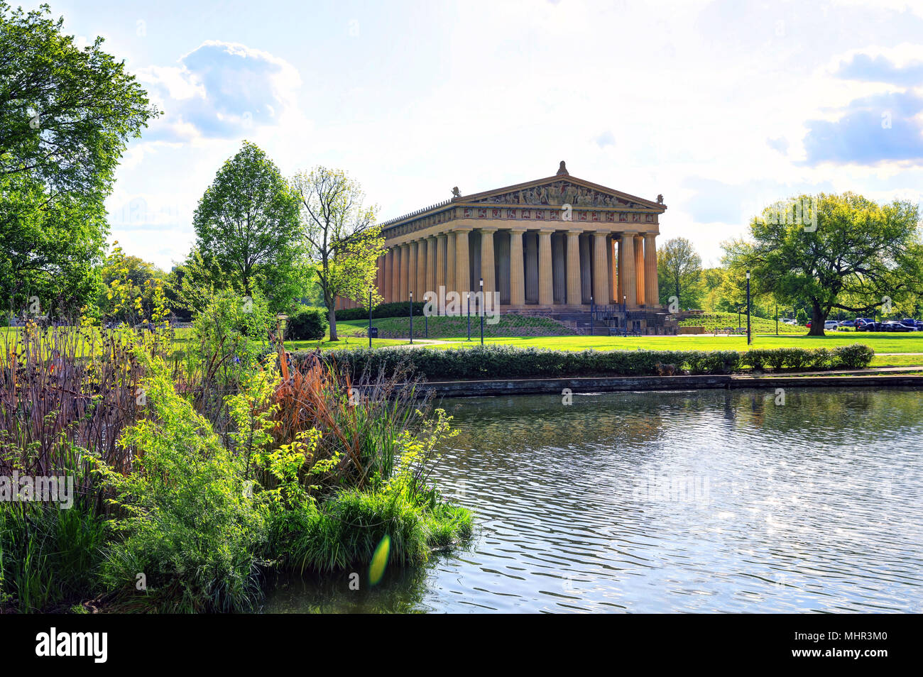 The Parthenon in Nashville, Tennessee is a full scale replica of the ...