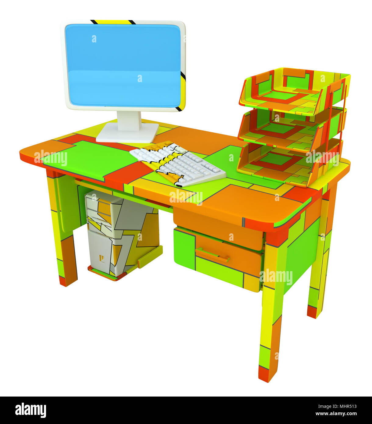 Model desk Cut Out Stock Images & Pictures - Alamy