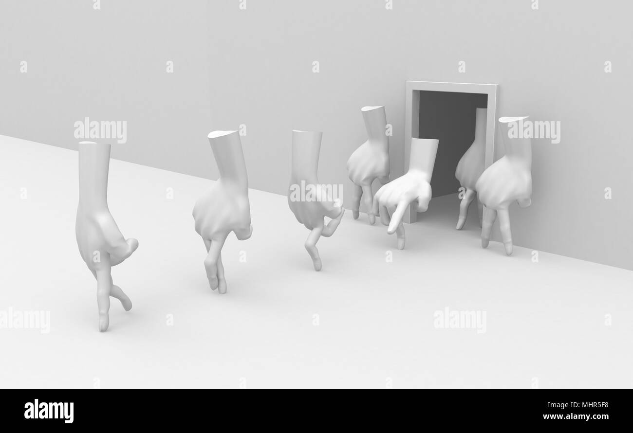 3d cg rendering walking hi-res stock photography and images - Alamy