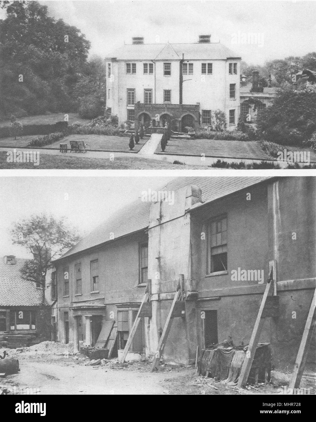 LONDON. Pitt's House Hampstead Heath & Battersea's decaying manor house ...