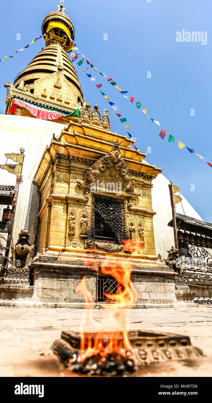 Nepal boudhanath landscape hi-res stock photography and images - Alamy