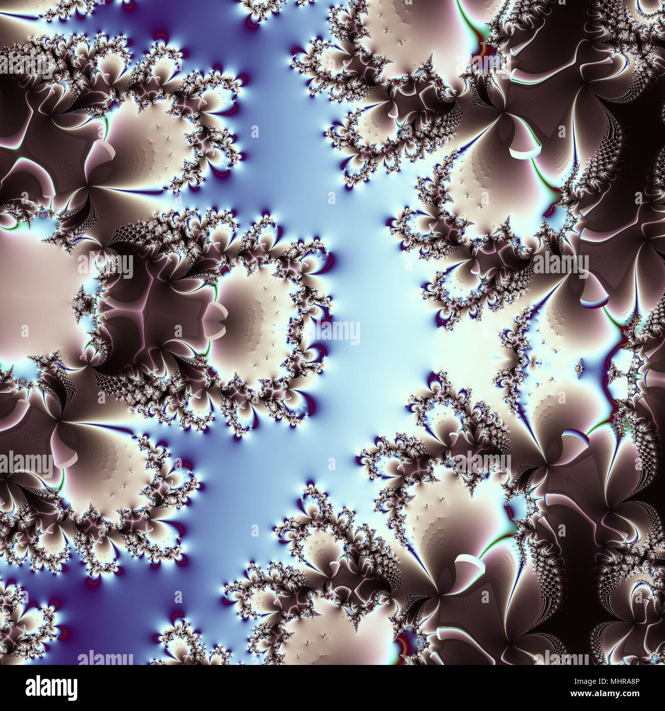 This is a mathematical fractal. Which is a combination of complexity ...