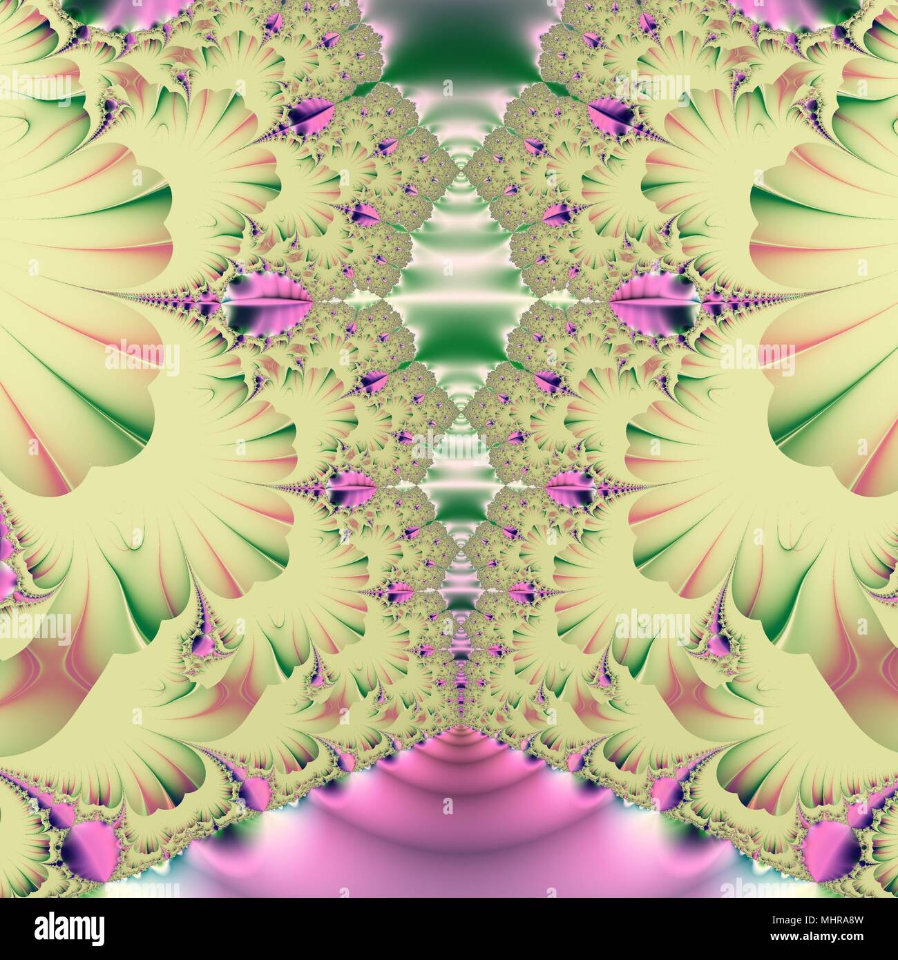 This is a mathematical fractal. Which is a combination of complexity ...
