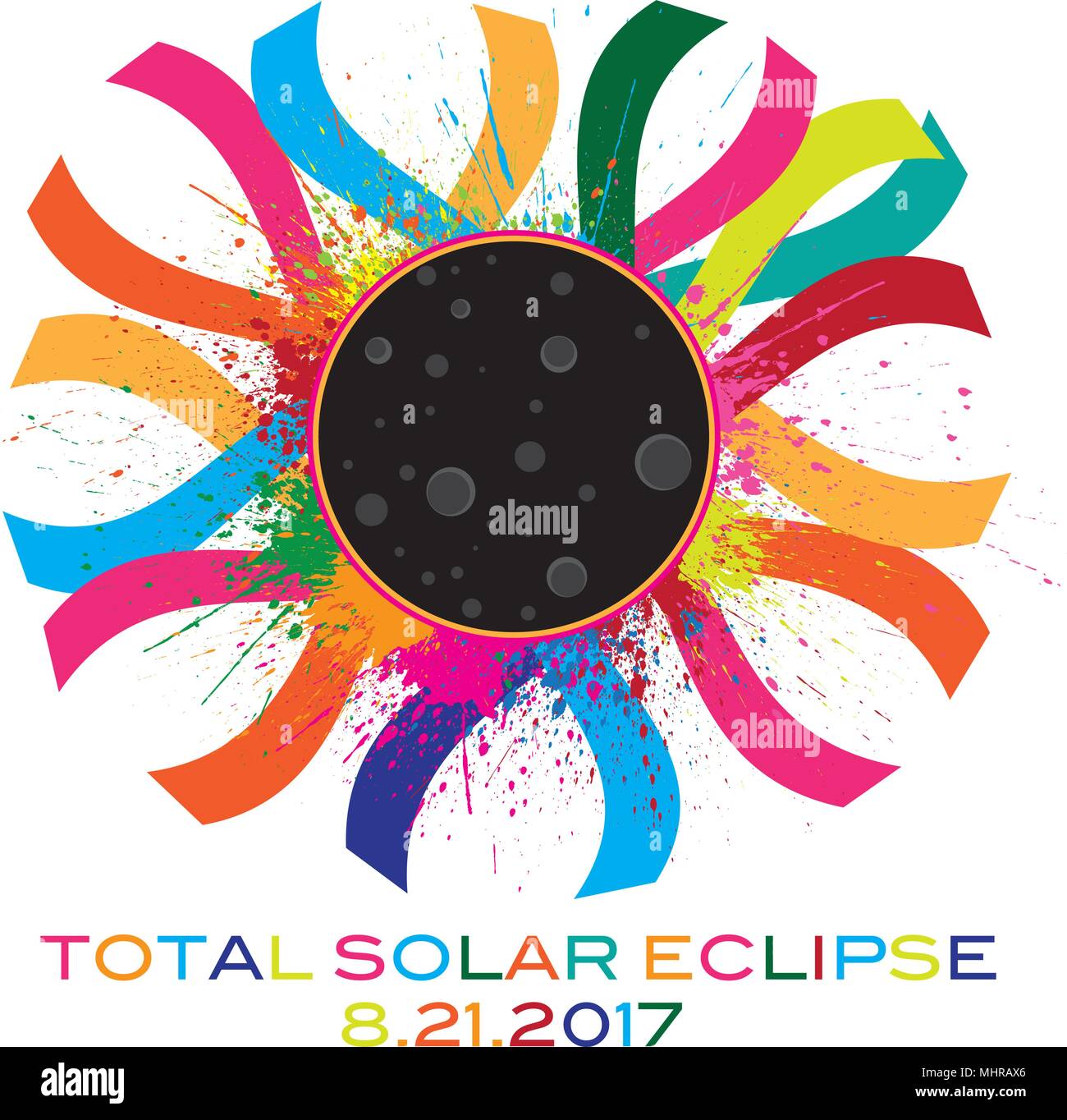 2017 eclipse Stock Vector Images - Alamy