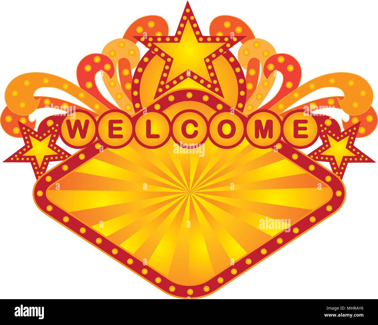 Welcome vegas sign Stock Vector Images - Alamy