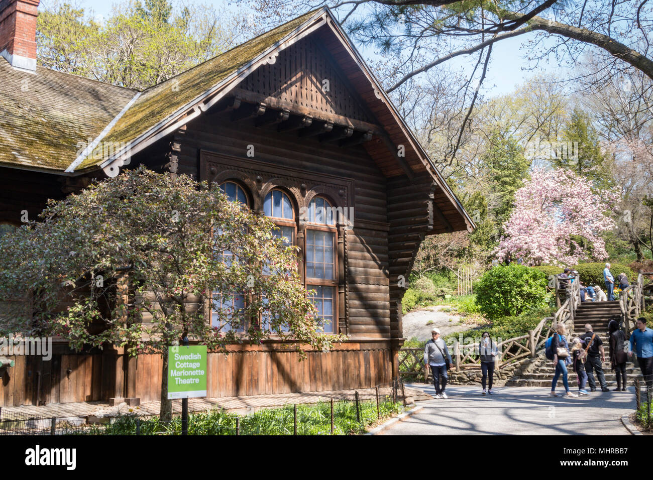 Swedish Cottage Marionette Theatre in Central Park, NYC, USA Stock ...