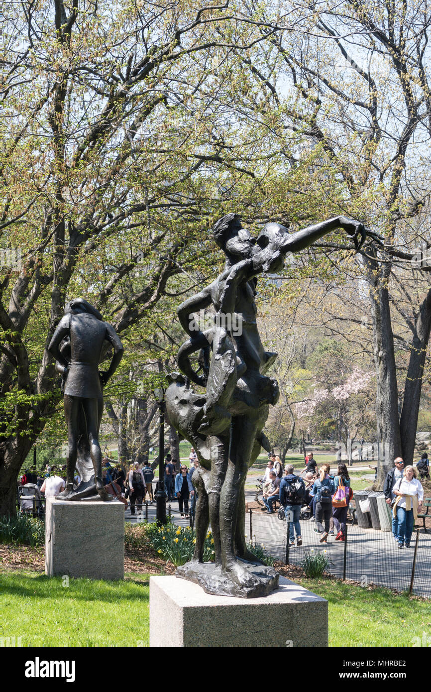 The Tempest Statue by Milton Herald at The Delacorte Theater in Central ...