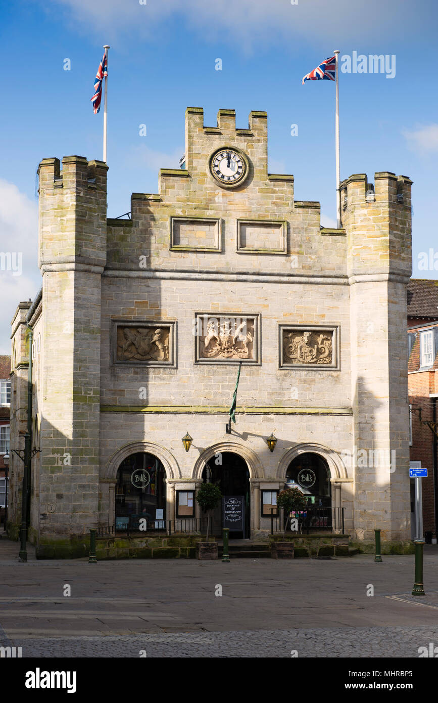 Market square with a town hall hi-res stock photography and images - Alamy