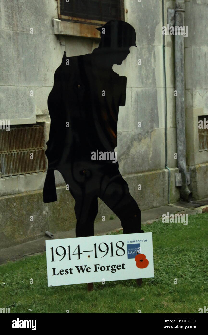 World War 1 remembrance,figure,Weymouth,Dorset Stock Photo - Alamy