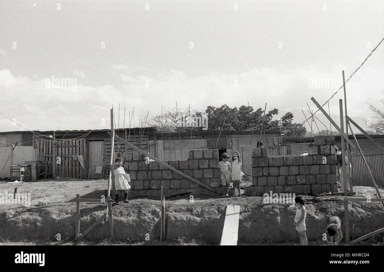 Black and white photo of people going about daily life in Costa Rica ...