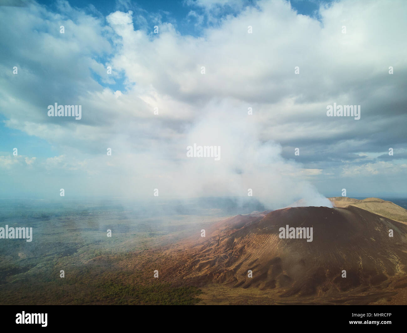Steam clouds from masaya volcano hi-res stock photography and images ...