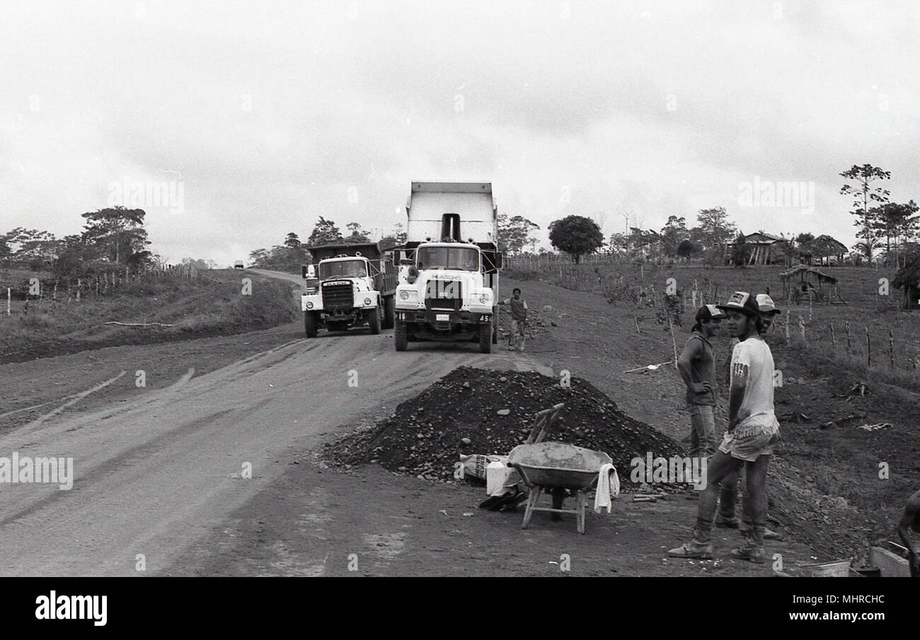 Black and white photo of people going about daily life in Costa Rica ...