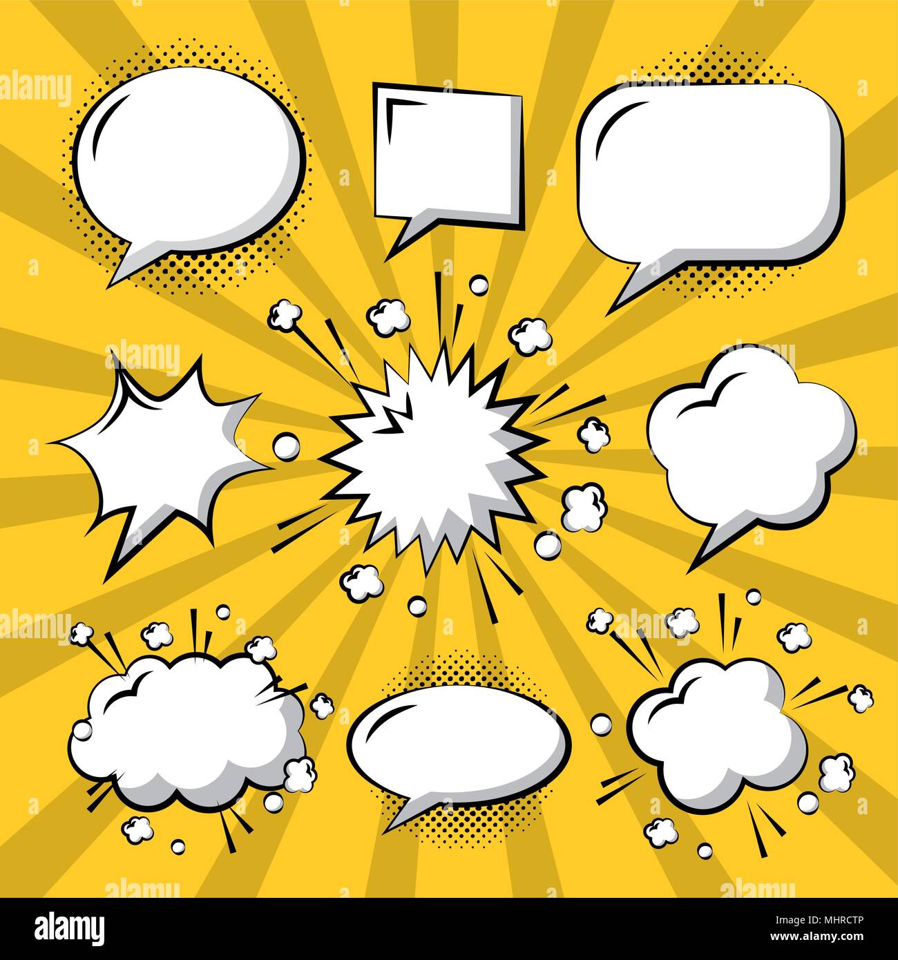 comic pop art speech bubble Stock Vector Image & Art - Alamy