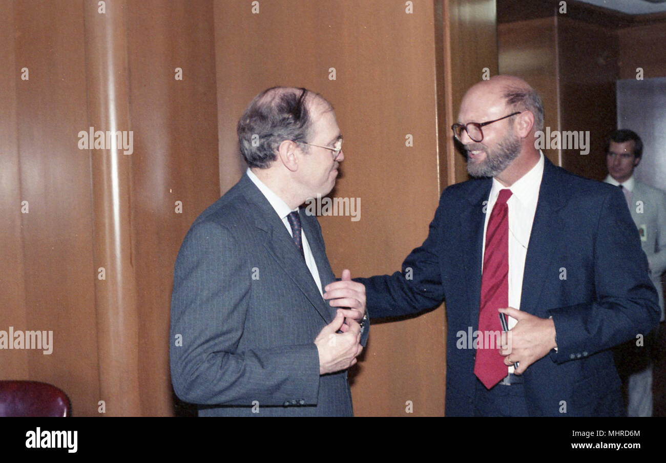TWO MEN HAVING A CONVERSATION Stock Photo - Alamy