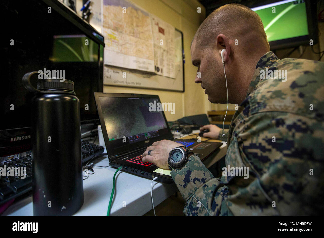 MEDITERRANEAN SEA (March 3, 2018) U.S. Marine Capt. Jared W. Streeter ...