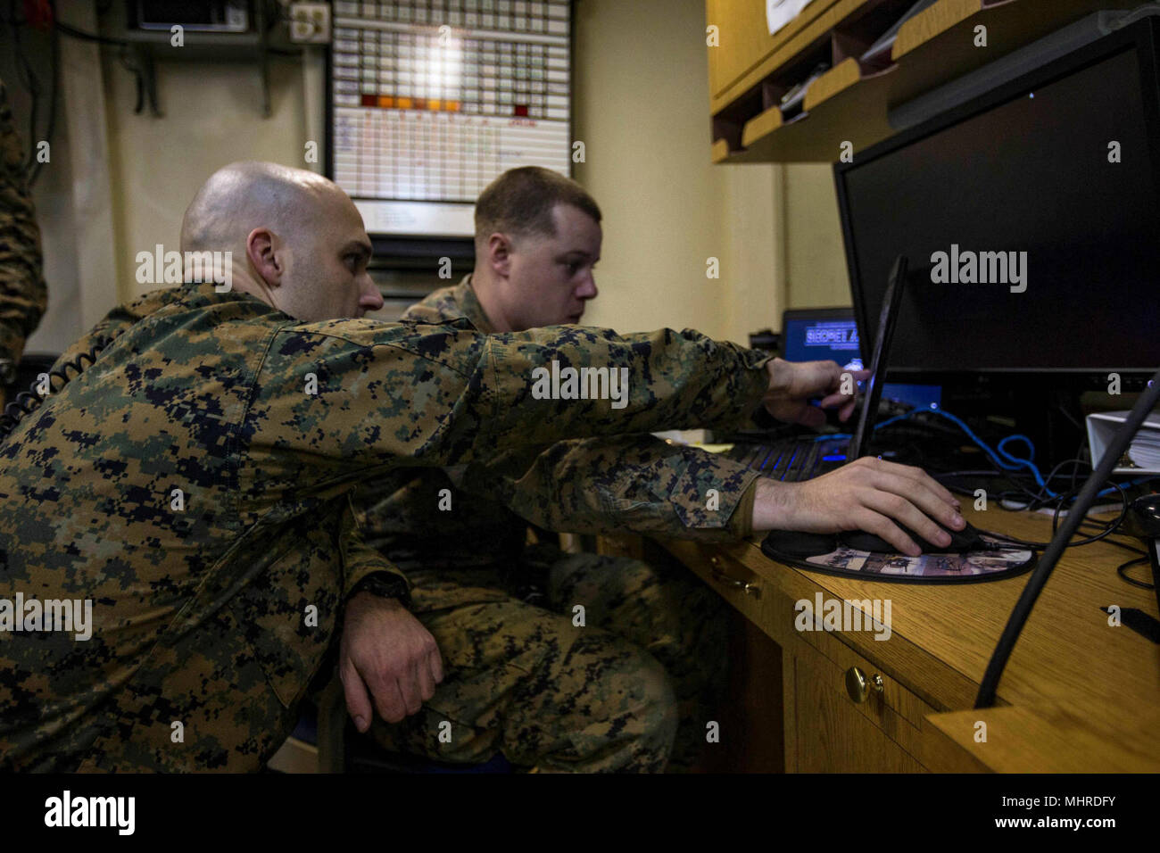 MEDITERRANEAN SEA (March 3, 2018) U.S. Marine Maj. Matthew T. Esposito ...