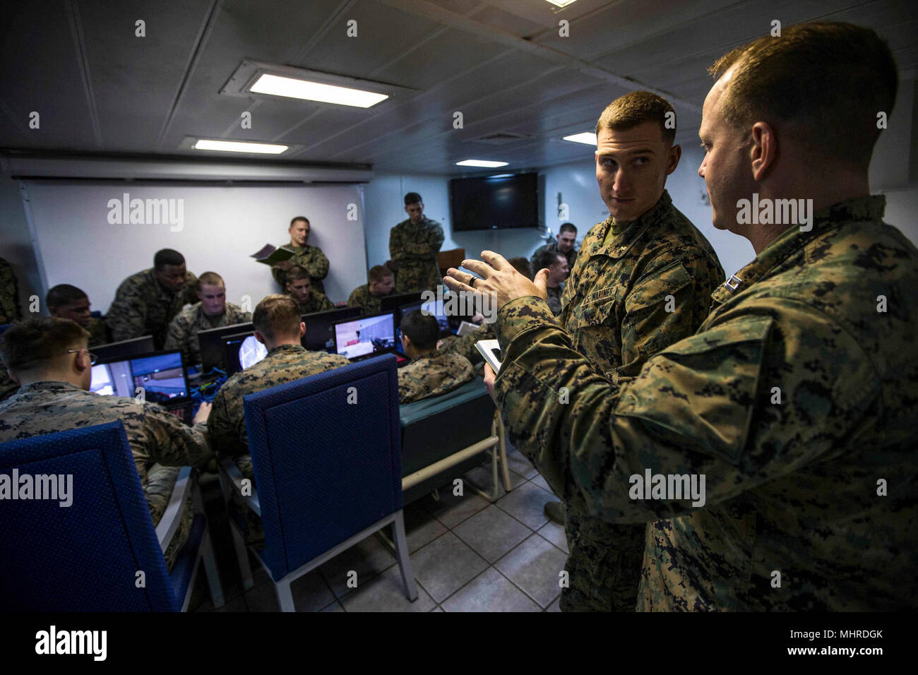 MEDITERRANEAN SEA (March 3, 2018) U.S. Marine Capt. Garrett D. Johnson ...