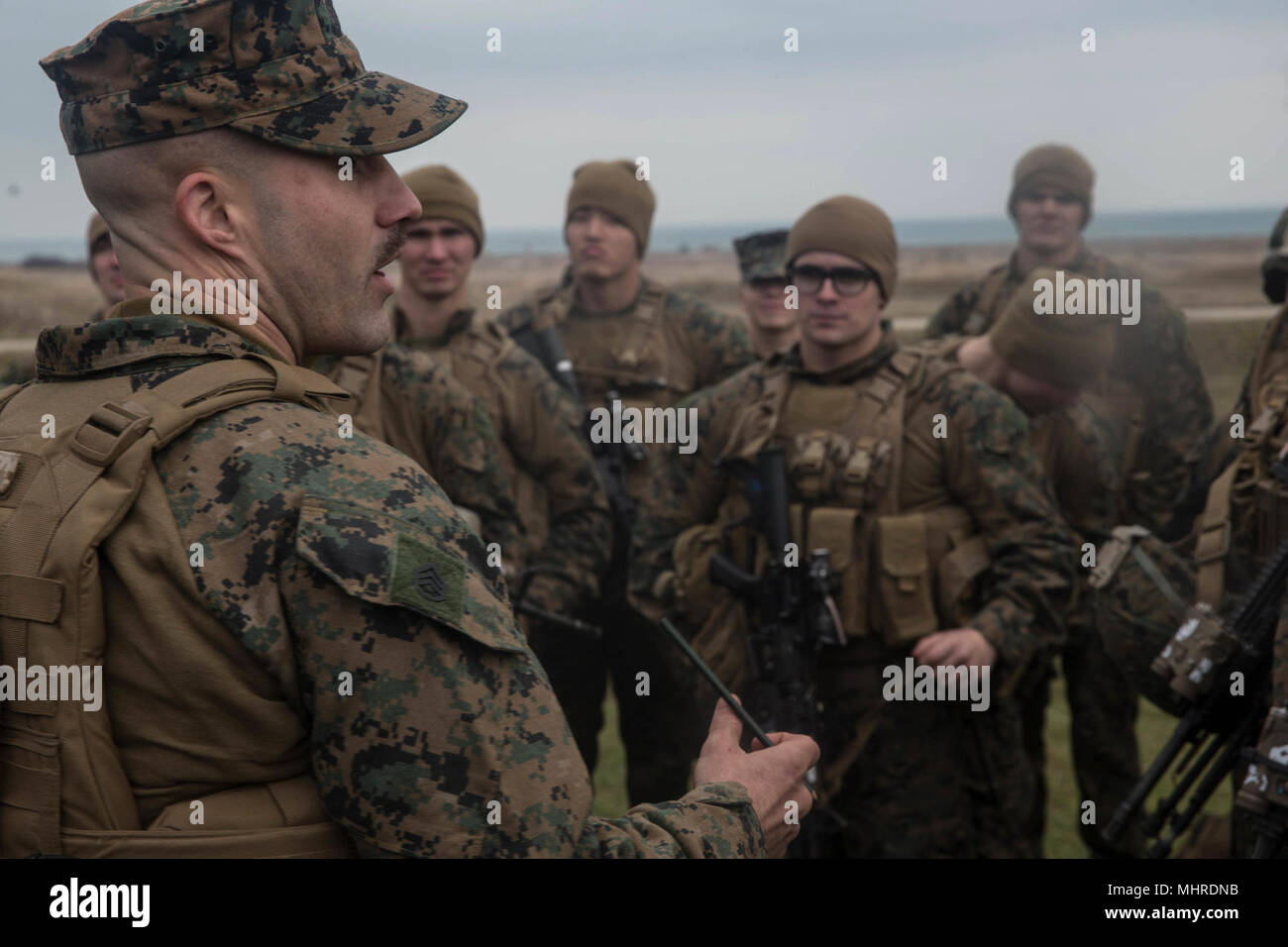 MIDIA TRAINING AREA, Romania (March 9, 2018) Marine Corps Staff Sgt ...