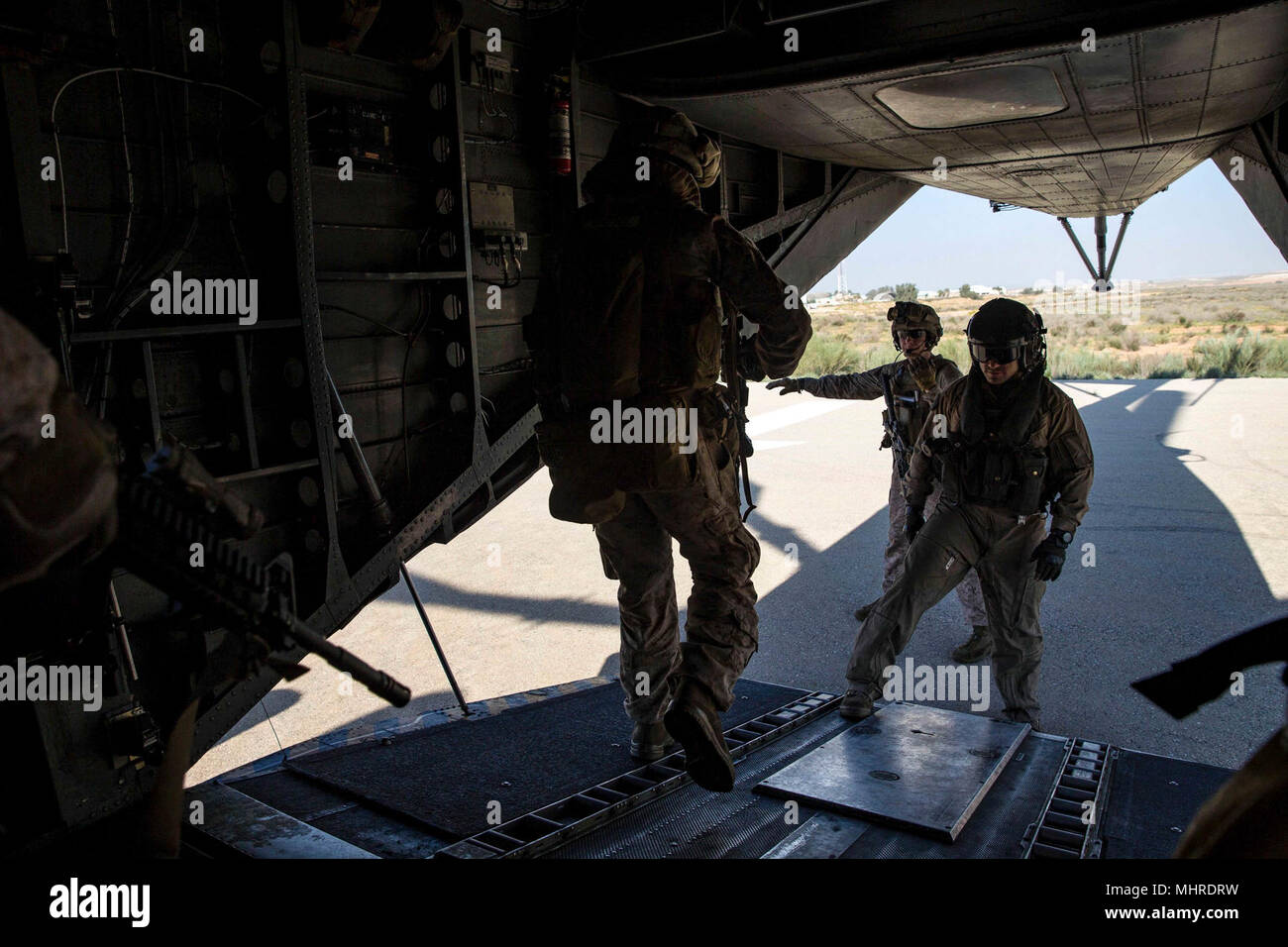 ISRAEL (March 12, 2018) U.S. Marines assigned to the Tactical Recovery ...