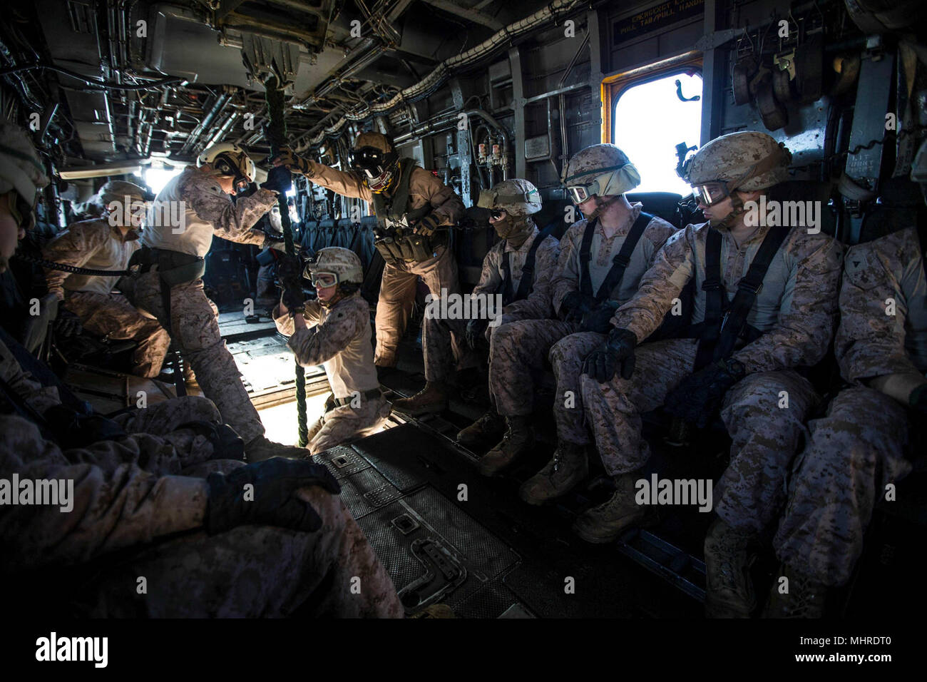 ISRAEL (March 12, 2018) U.S. Marines assigned to the Tactical Recovery ...