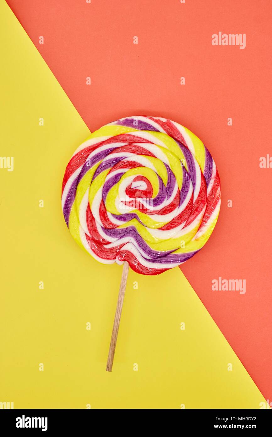 A studio photo of a lollipop Stock Photo - Alamy