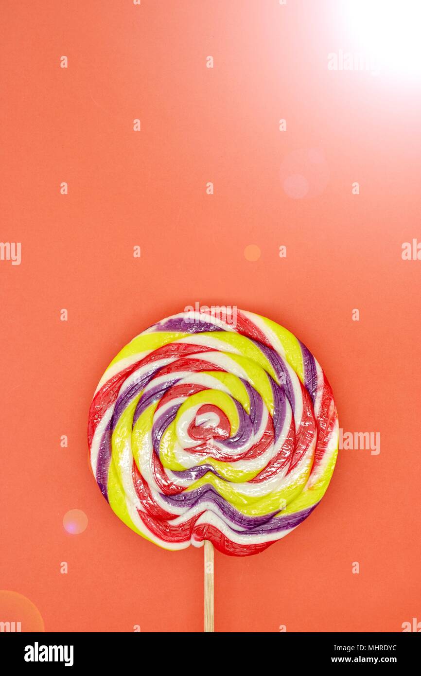 A studio photo of a lollipop Stock Photo - Alamy