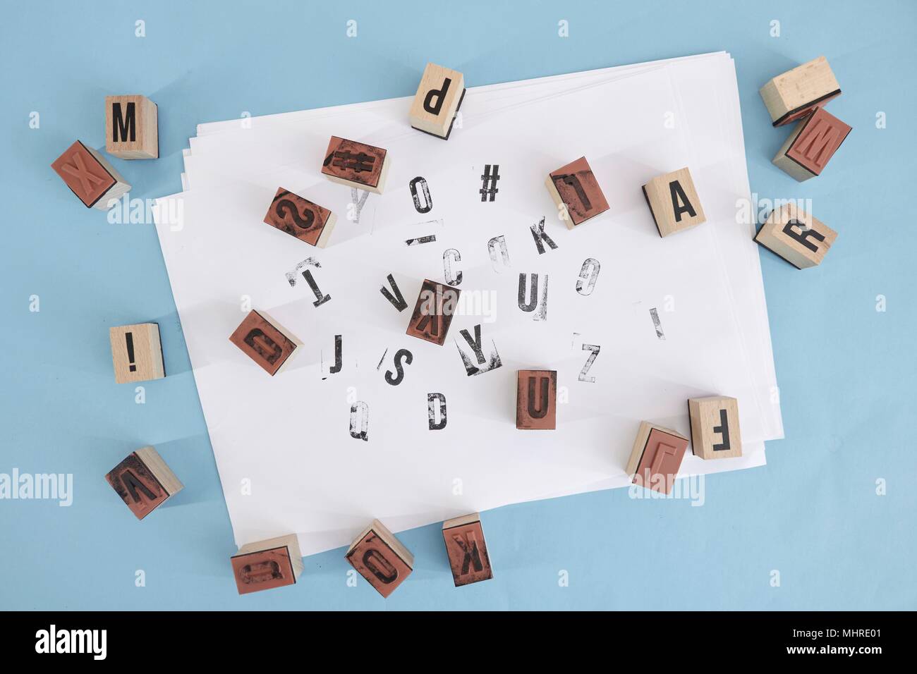 A studio photo alphabet letters Stock Photo - Alamy